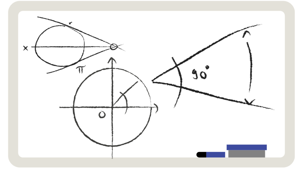부채꼴 넓이 공식 3가지: 중, 고등수학 쉽게 계산식 구하기